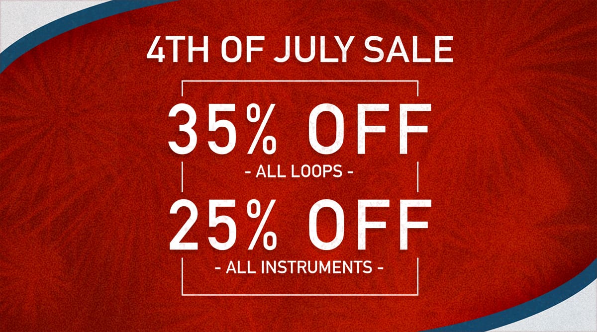 Big Fish Audio 4th Of July Sale! 35% Off Loops & 25% Off Virtual Instruments! | Big Fish Audio Blog
